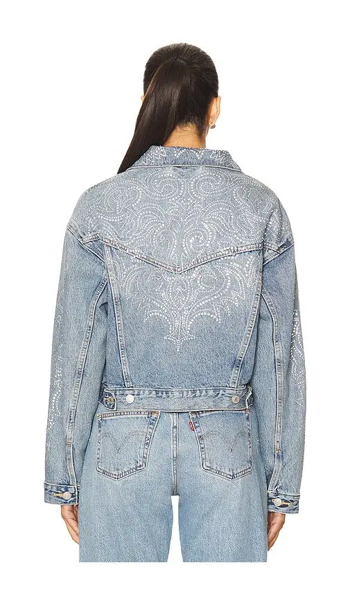 LEVI'S Embellished Denim Trucker Jacket