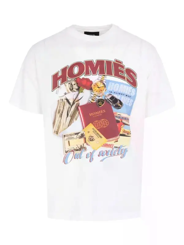 HOMIES MARBELLA Out Of Society T-shirt - White