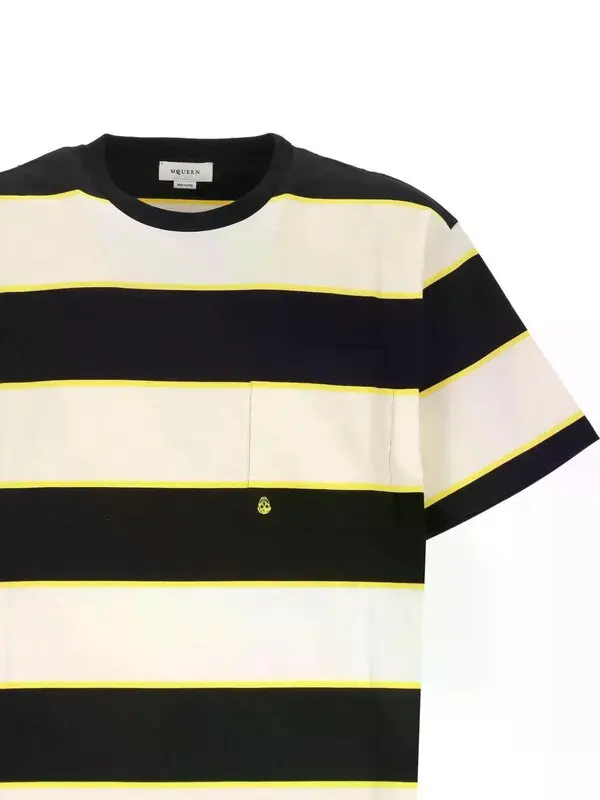 Alexander McQueen Striped Pocket T-shirt