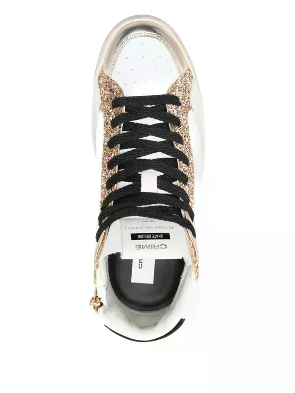 CRIME LONDON Deluxe High Top Sneakers