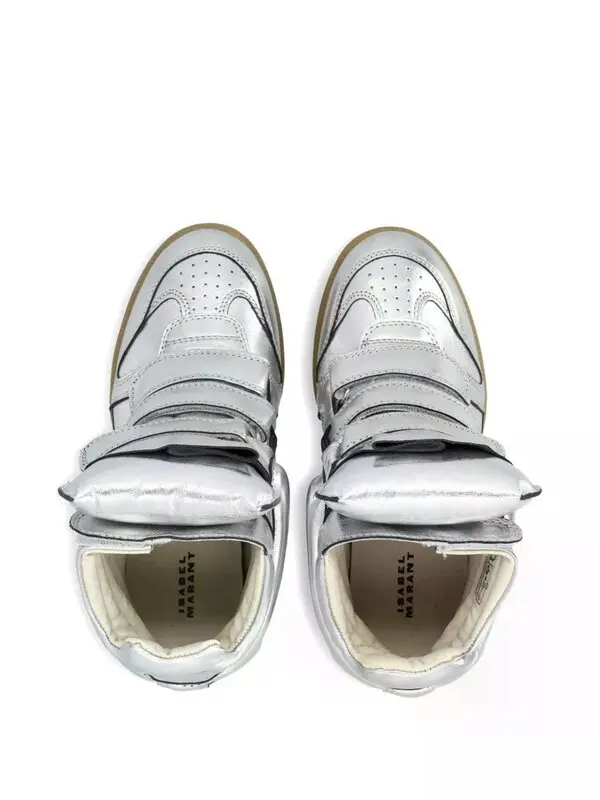Isabel Marant Étoile 50mm Bekett Touch-strap Sneakers - Silver