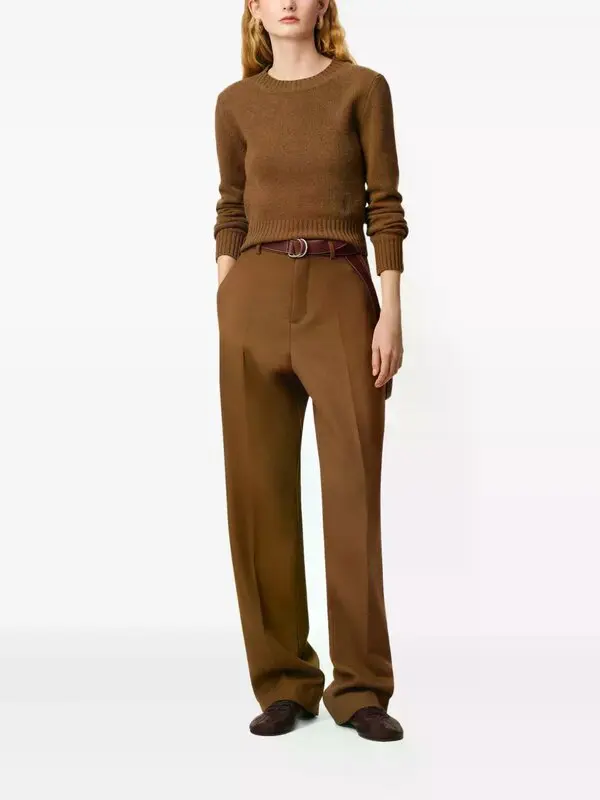 Ami Wool Large-fit Trousers