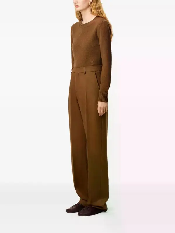 Ami Wool Large-fit Trousers