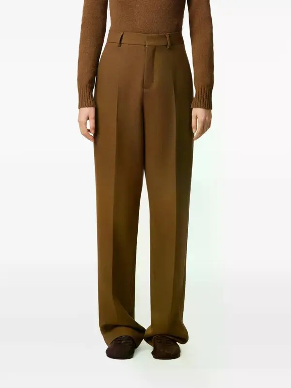 Ami Wool Large-fit Trousers