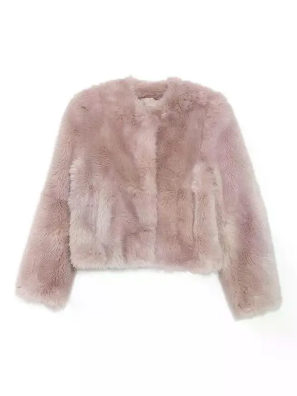 STAND STUDIO Halle Faux Fur Jacket