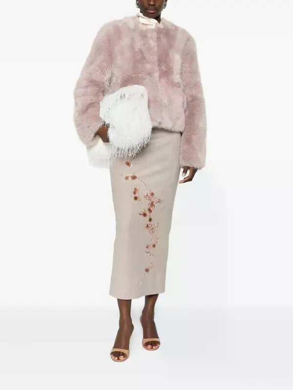 STAND STUDIO Halle Faux Fur Jacket