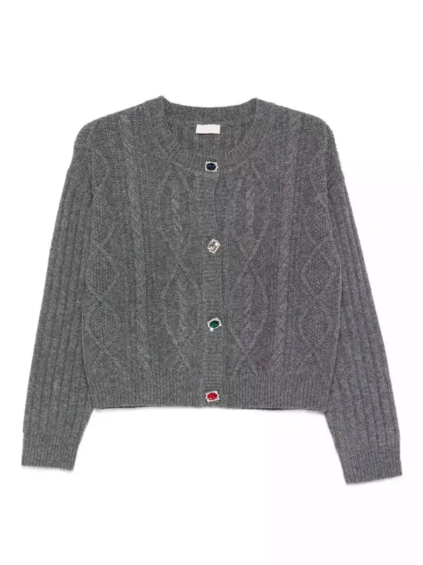Liu Jo Cable-knit Button-down Cardigan