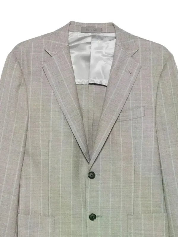 Corneliani Pinstripe-print Buttoned Suit