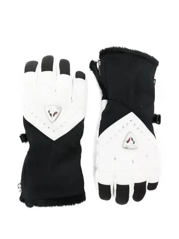 Rossignol Panelled Gloves - White