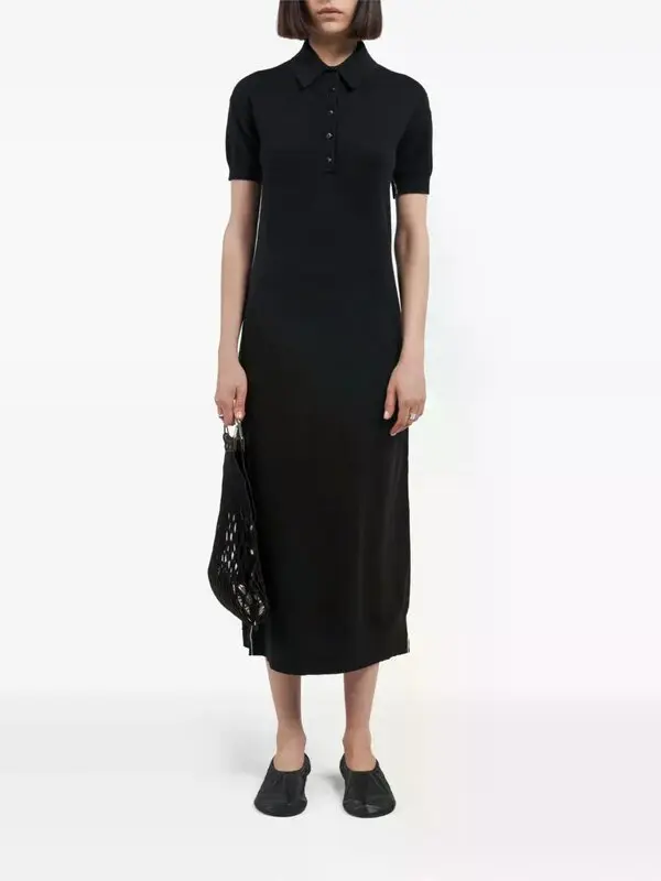 Maria Mcmanus Polo-collar Midi Dress