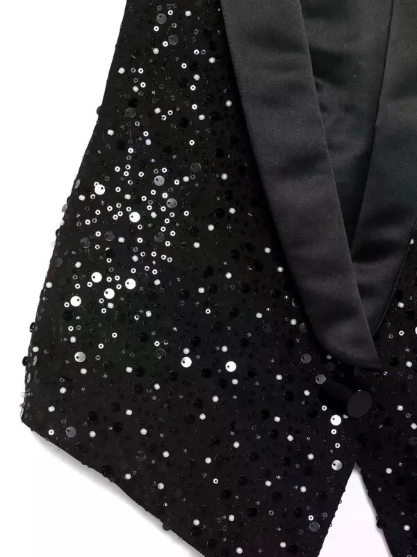 Emporio Armani Sequin-embellished Waistcoat