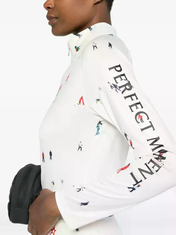 Perfect Moment Printed Long Sleeve Top
