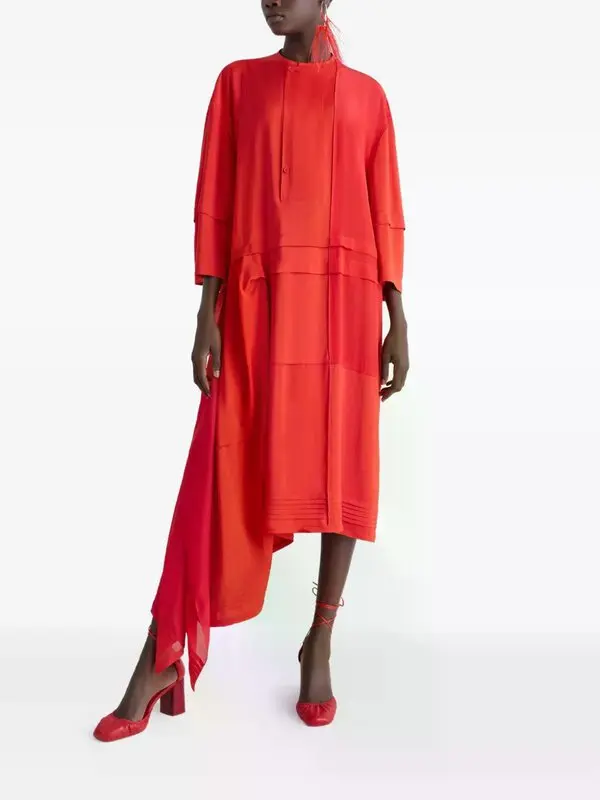 LEMAIRE Asymmetric-hem Midi Dress