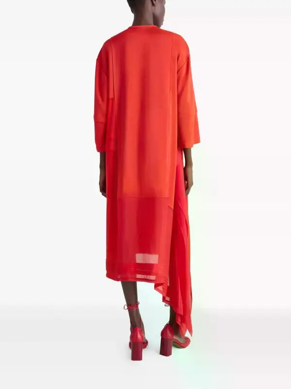 LEMAIRE Asymmetric-hem Midi Dress