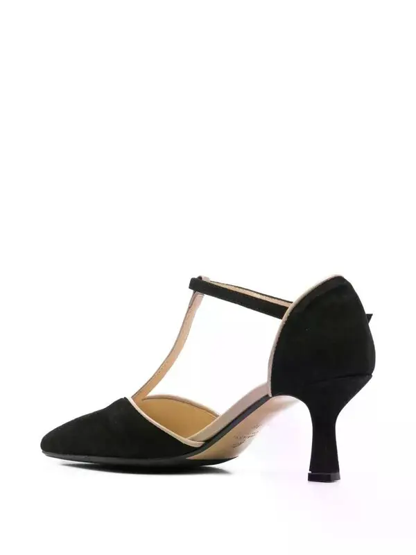 L ARIANNA 70mm Suede T-strap Pumps