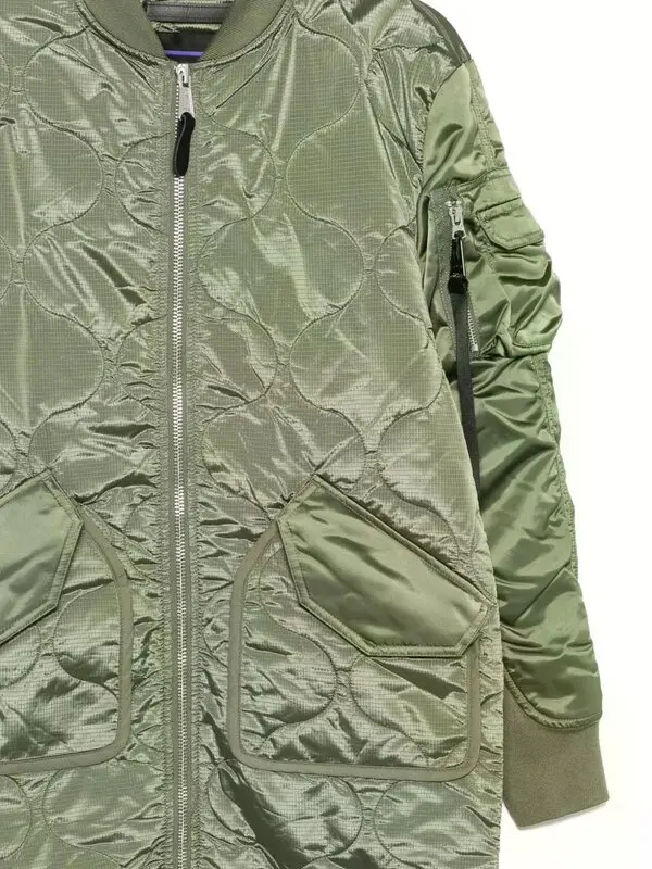 Alpha Industries Quilted Zip-up Jacket
