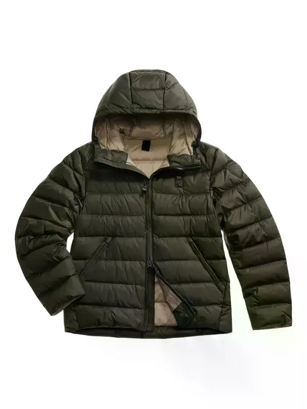 BLAUER. Quilted Hooded Jacket