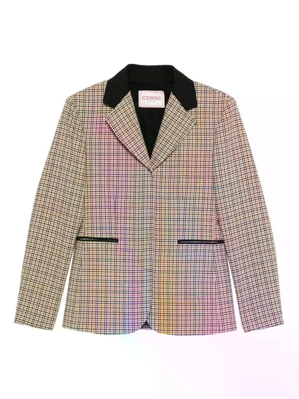 Iceberg Check-pattern Jacket