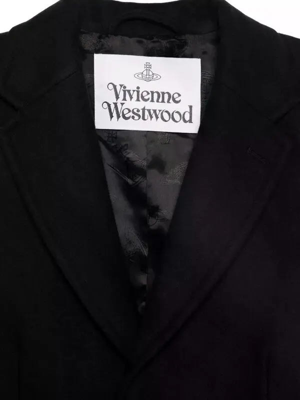 VIVIENNE WESTWOOD Virgin Wool Blend Single-breasted Coat