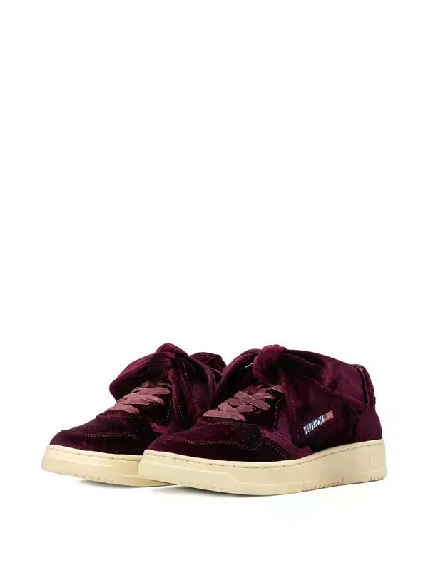 AUTRY Velvet Bow Medalist Sneakers