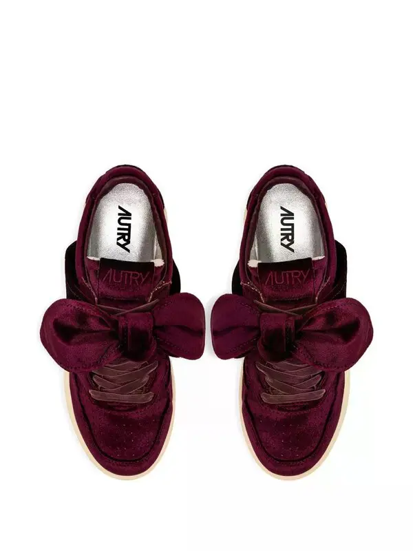 AUTRY Velvet Bow Medalist Sneakers