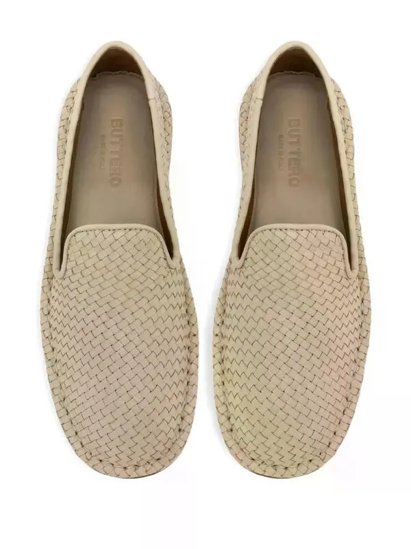 BUTTERO® Leather Loafers - Neutrals