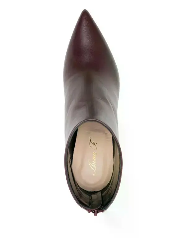 ANNA F. Pointed-toe Ankle Boots