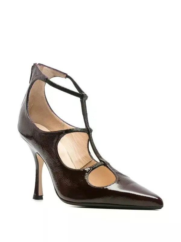 ANNA F. Cut-out Pointed-toe Pumps
