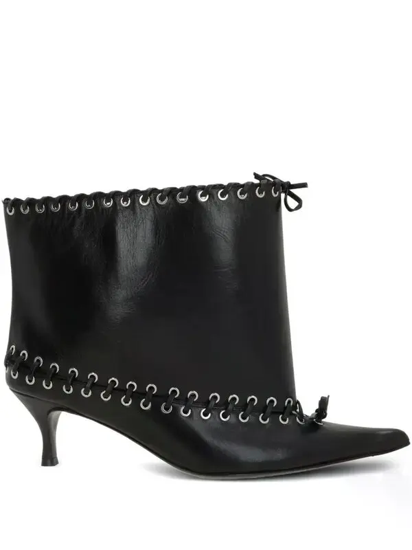 AUGUST BARRON 60mm Eyelet-straps Ankle Boots