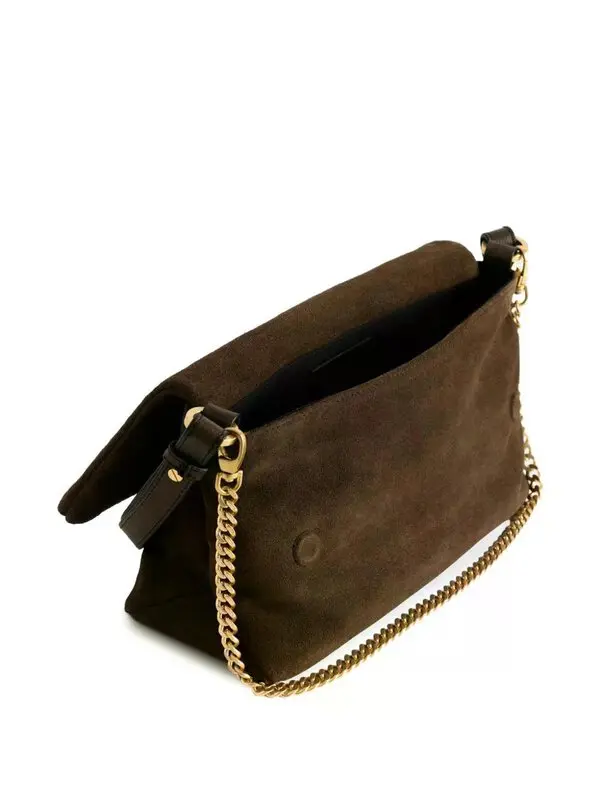 Zadig&Voltaire Rocky Ii Suede Shoulder Bag - Brown