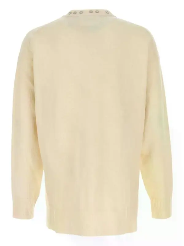 JIL SANDER Eyelet-detail Crew-neck Sweater