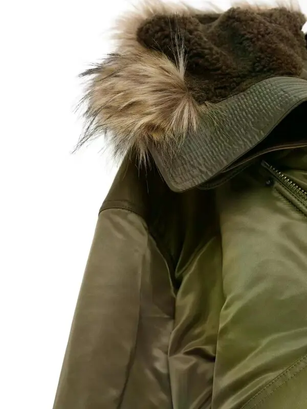 AUGUST BARRON Fur Hooded Jacket