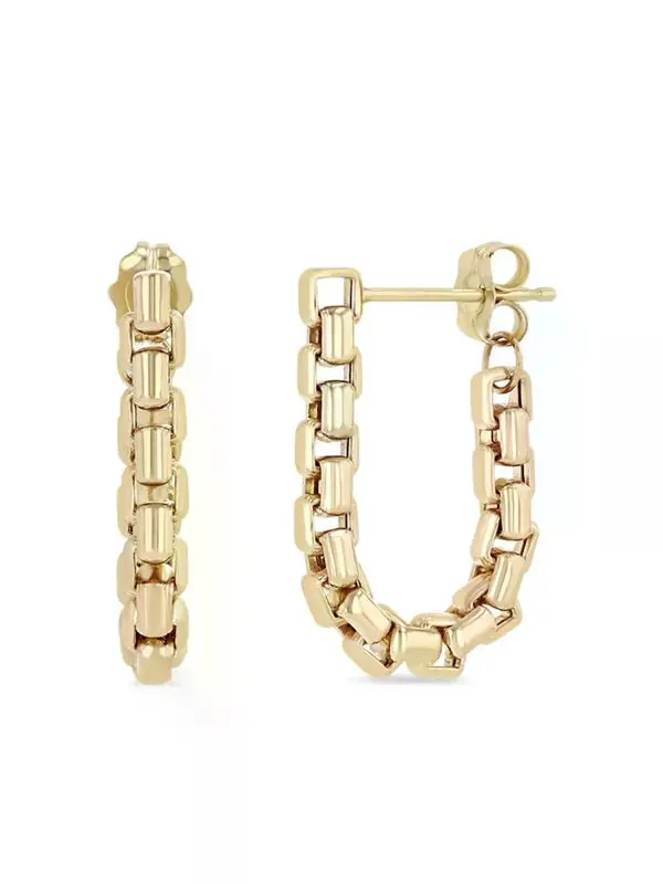 Zoe Chicco 14k Yellow Box-chain Earrings - Gold
