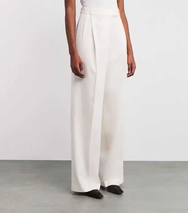 RÓHE Wool-blend Wide-leg Trousers