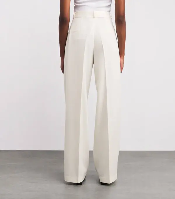 RÓHE Wool-blend Wide-leg Trousers