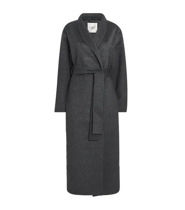 Almada Label Wool-cashmere Mara Wrap Coat