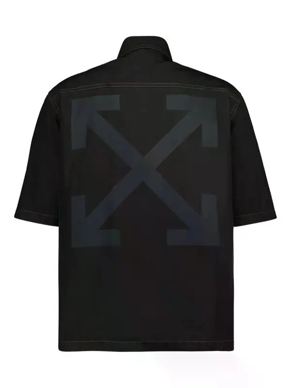 Off-White Zip-fastening Logo Shirt
