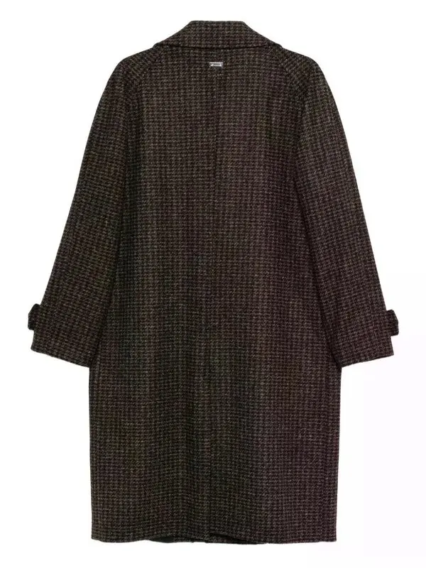 LES HOMMES Houndstooth Pattern Coat