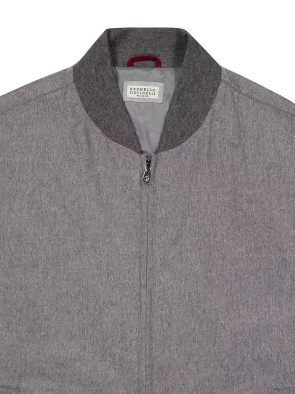 Brunello Cucinelli Zipped Cashmere Jacket