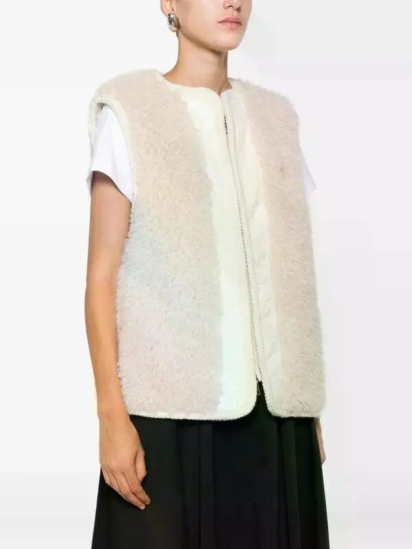 Moncler Sleeveless Zip-up Jacket
