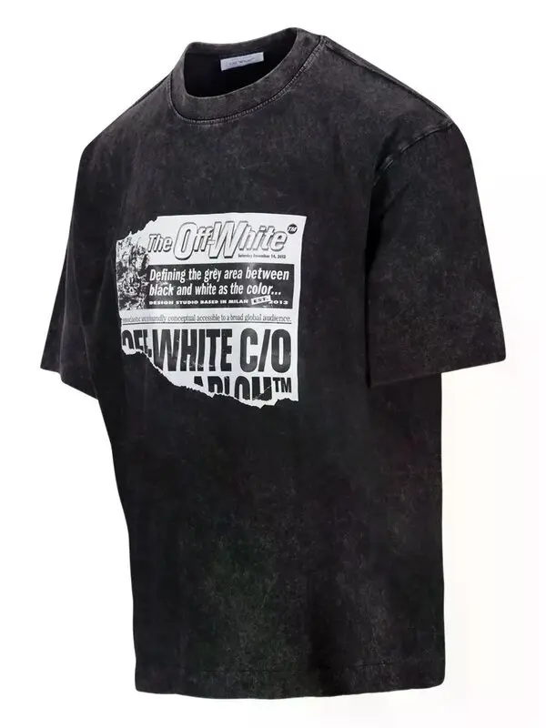 Off-white Gray T-shirts For Men | Editorialist