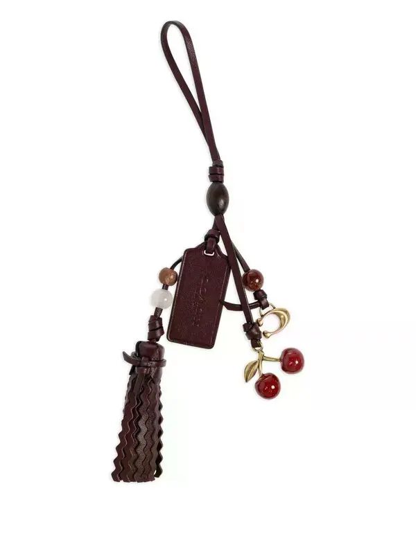 COACH Logo-engraved Bag Charm - Brown
