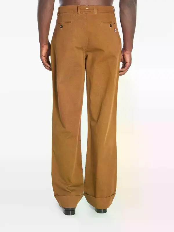 Valentino Garavani Vlogo Signature Trousers - Brown