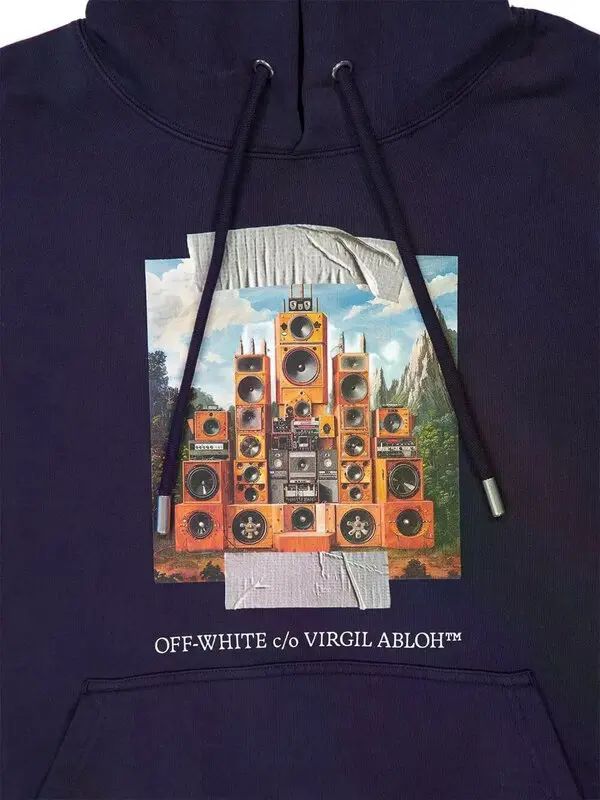 Off-White Graphic Print Hoodie