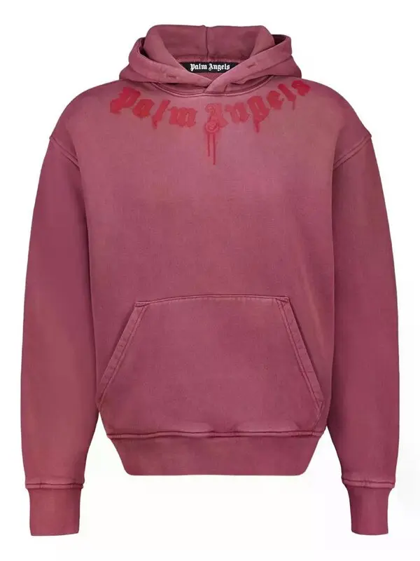 Palm Angels Neck-logo Hoodie