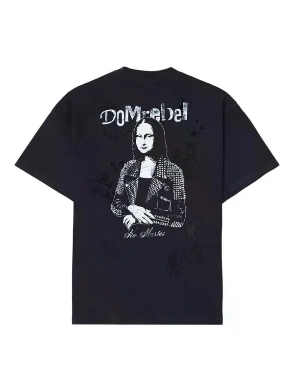 DOMREBEL She Is Her Graphic-print T-shirt - Black