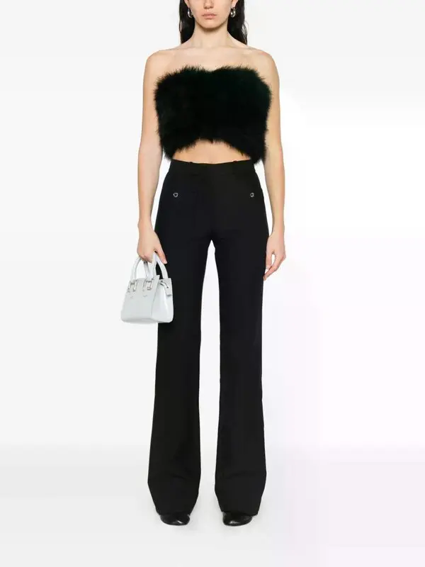 Giuseppe Di Morabito Turkey Feather Bandeau Top