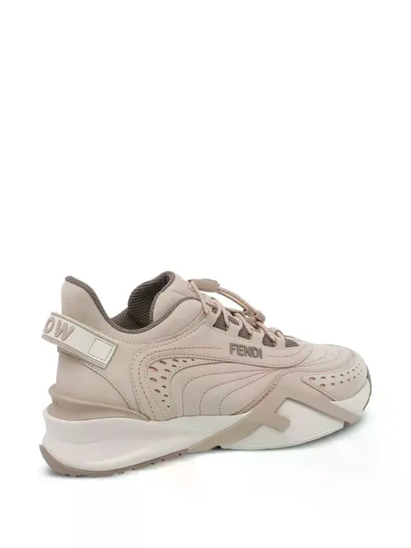 Fendi Suede Sneakers - Neutrals