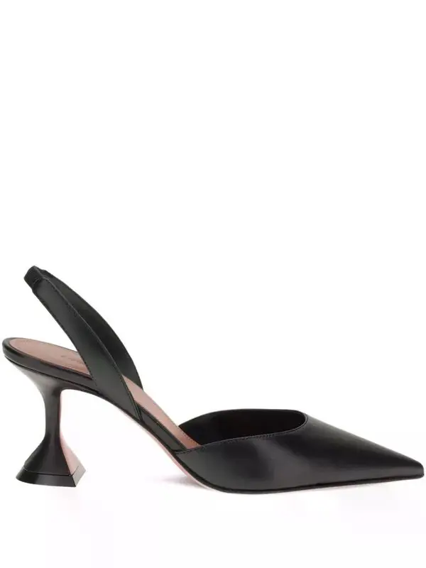 Amina Muaddi 70mm Holli Slingback Pumps