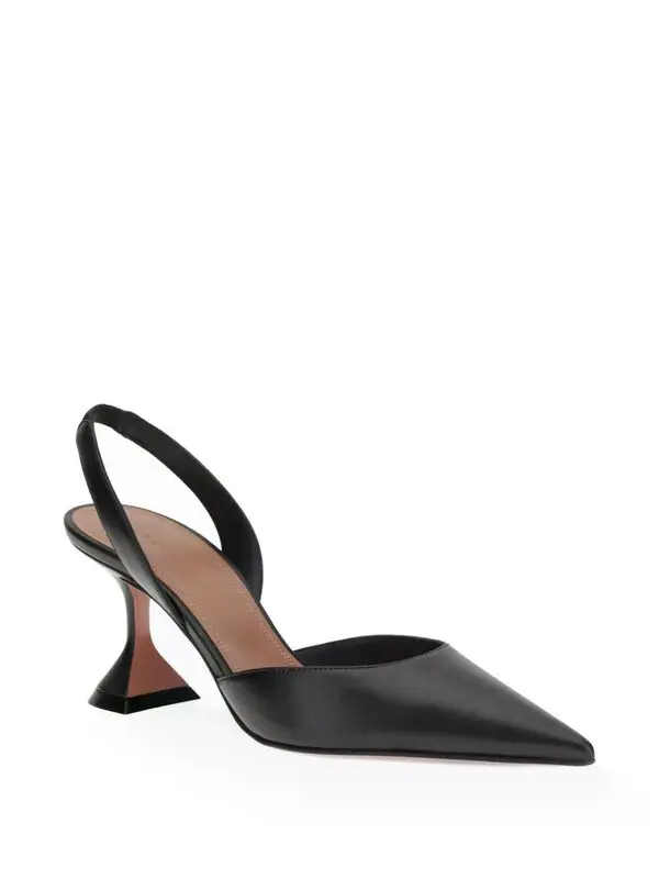 Amina Muaddi 70mm Holli Slingback Pumps